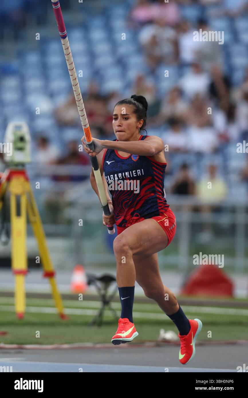Rome, Italy. 06th June, 2025. Rome, Italy 6 June 2025: Women's Pole ...