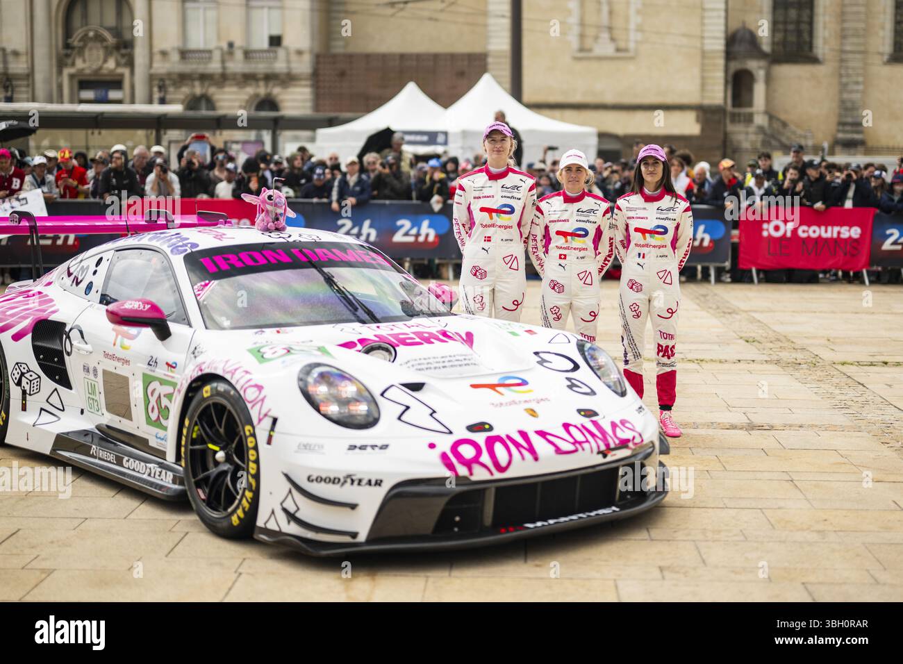 85 MARTIN Celia (fra), FREY Rahel (sui), GATTING Michelle (den), Iron Dames, Porsche 911 GT3 R ...