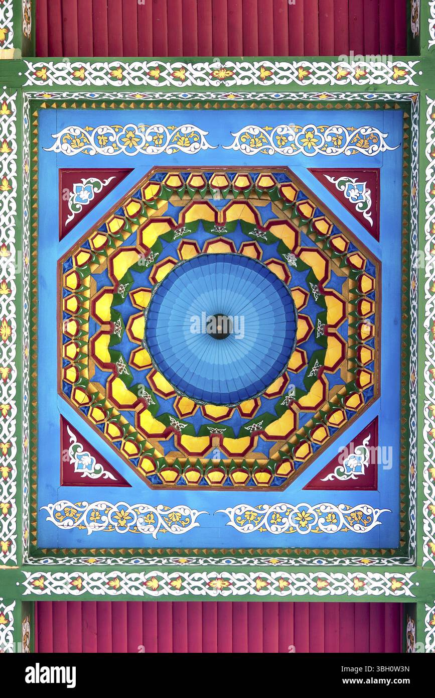 The roof interior of the first president Islam Karimov tomb in ...
