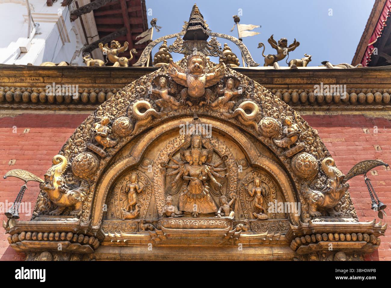 The nepalese art craft in Kathmandu Stock Photo - Alamy