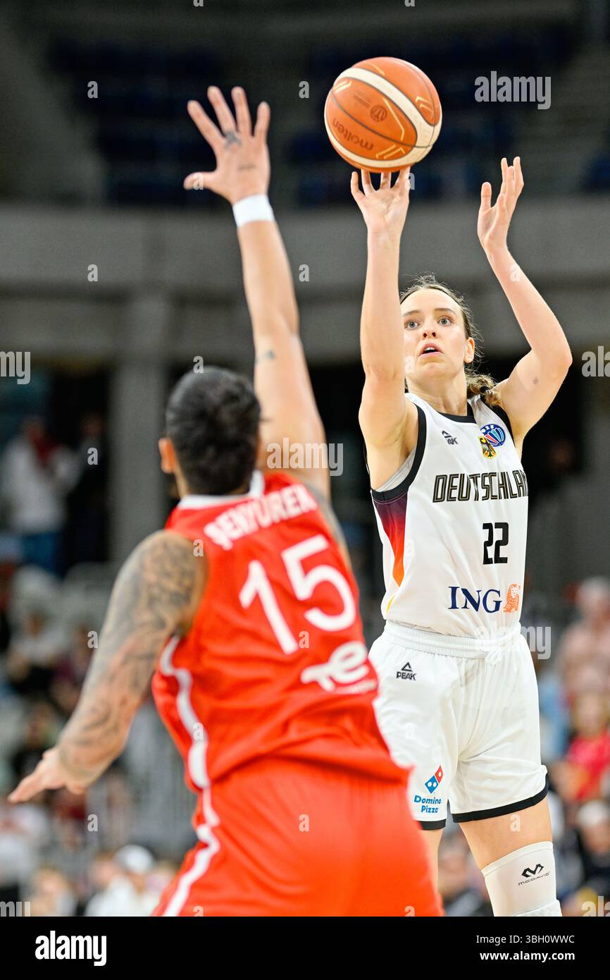 Heidelberg, Germany. 06th June, 2025. Basketball, women, international ...