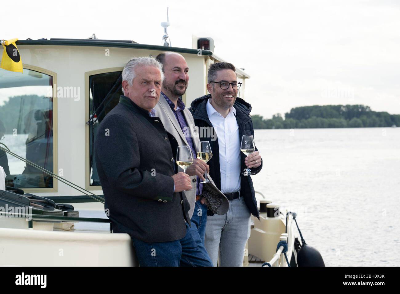 Rheinwoche 2025, 06.06.2025 Eröffnungsfahrt mit VIPs Klaus-Peter Wilsch ...