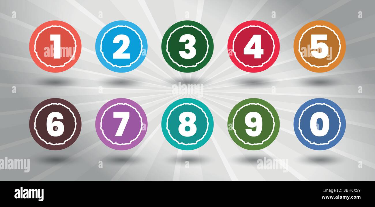 Bullet point icons Stock Vector Images - Alamy