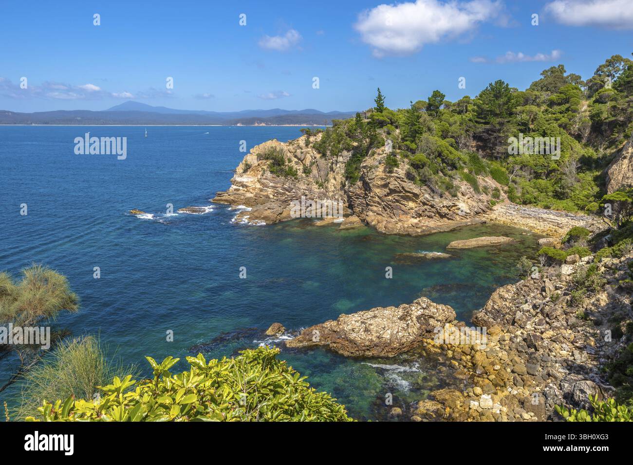 Rotary Park lookout in Eden in the sapphire coast, situated on the ...