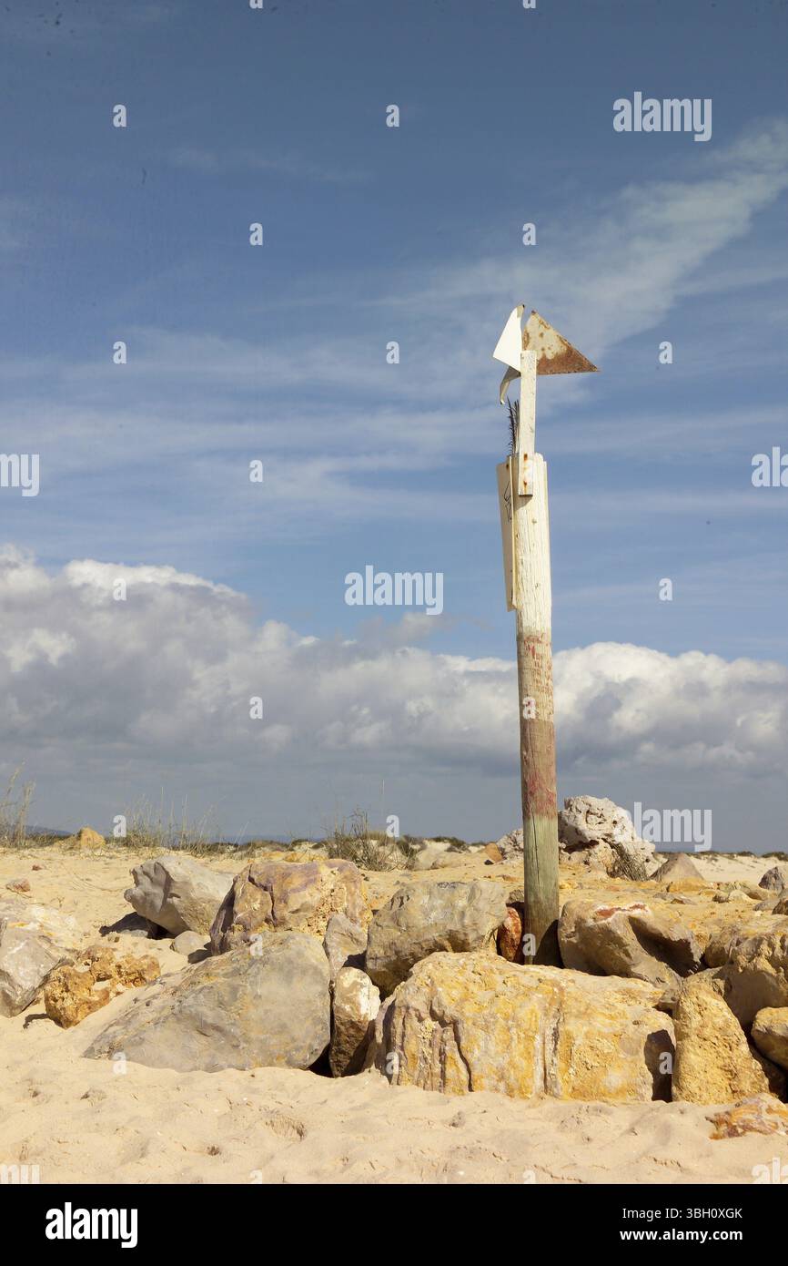 Wide sandy beaches on the offshore islands near Faro Stock Photo - Alamy