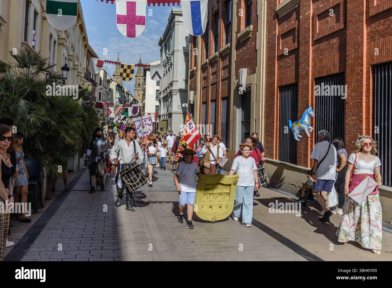 Logroño, La Rioja, Spain. June 6, 2025. The San Bernabé festivities ...