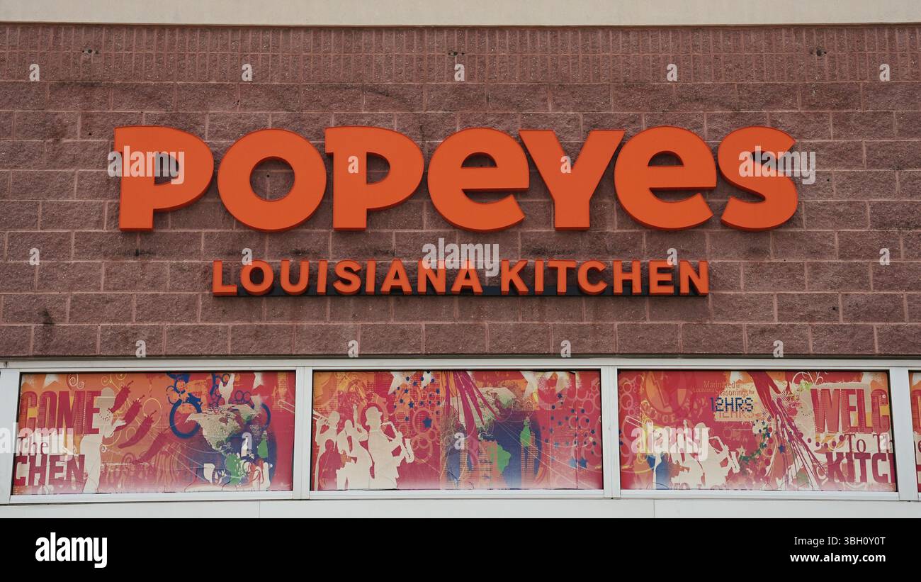 Show is a Popeyes restaurant location in Philadelphia, Friday, June 6 ...