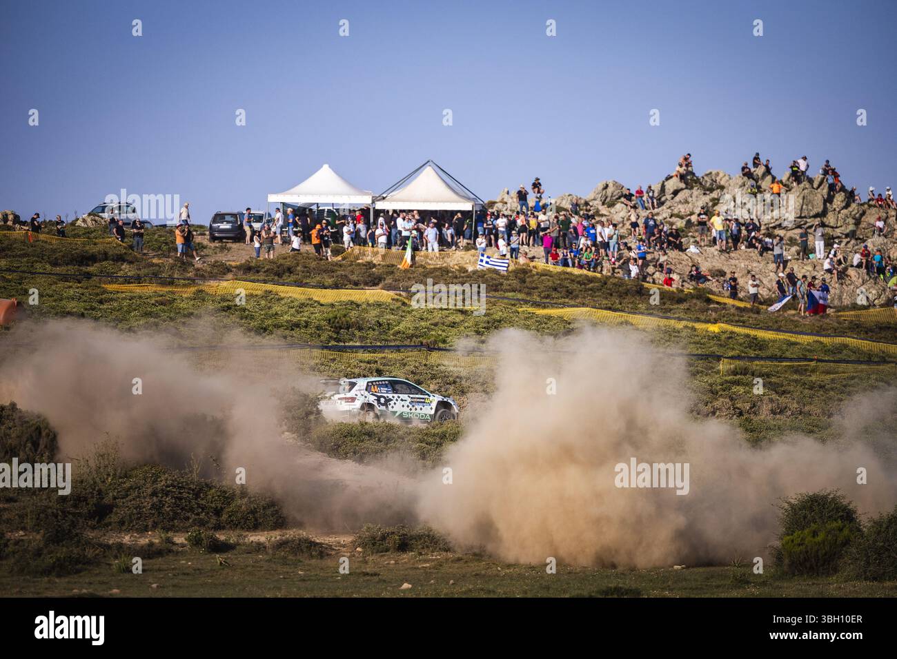 44 Robert VIRVES, Jakko VIILO, Skoda Fabia RS Rally2, action during the ...