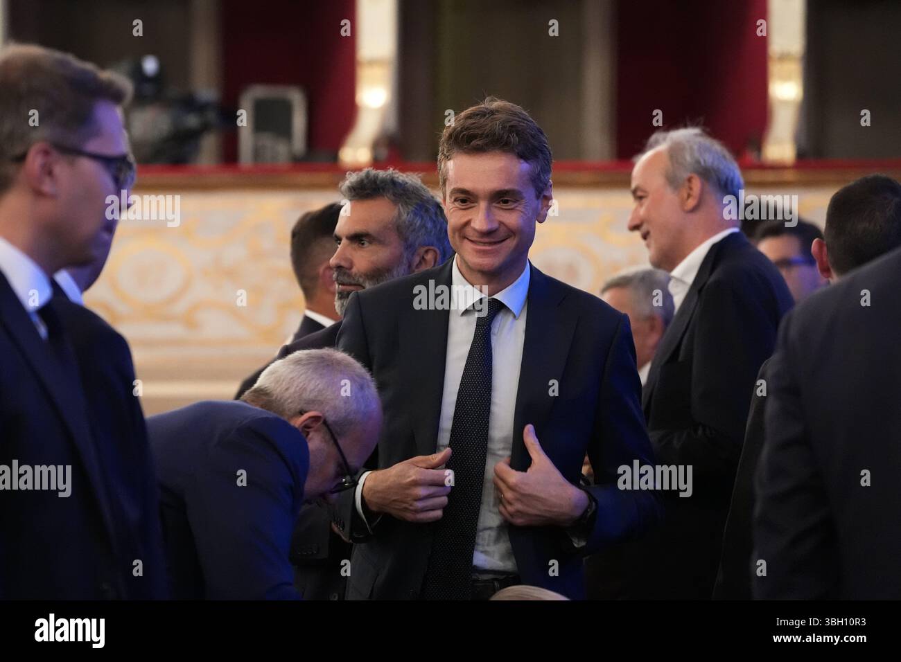 Parma, Italia. 06th June, 2025. Alberto Barile during the Presentation ...