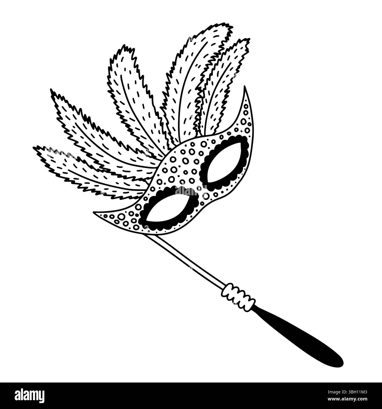 Masquerade party vintage Black and White Stock Photos & Images - Alamy