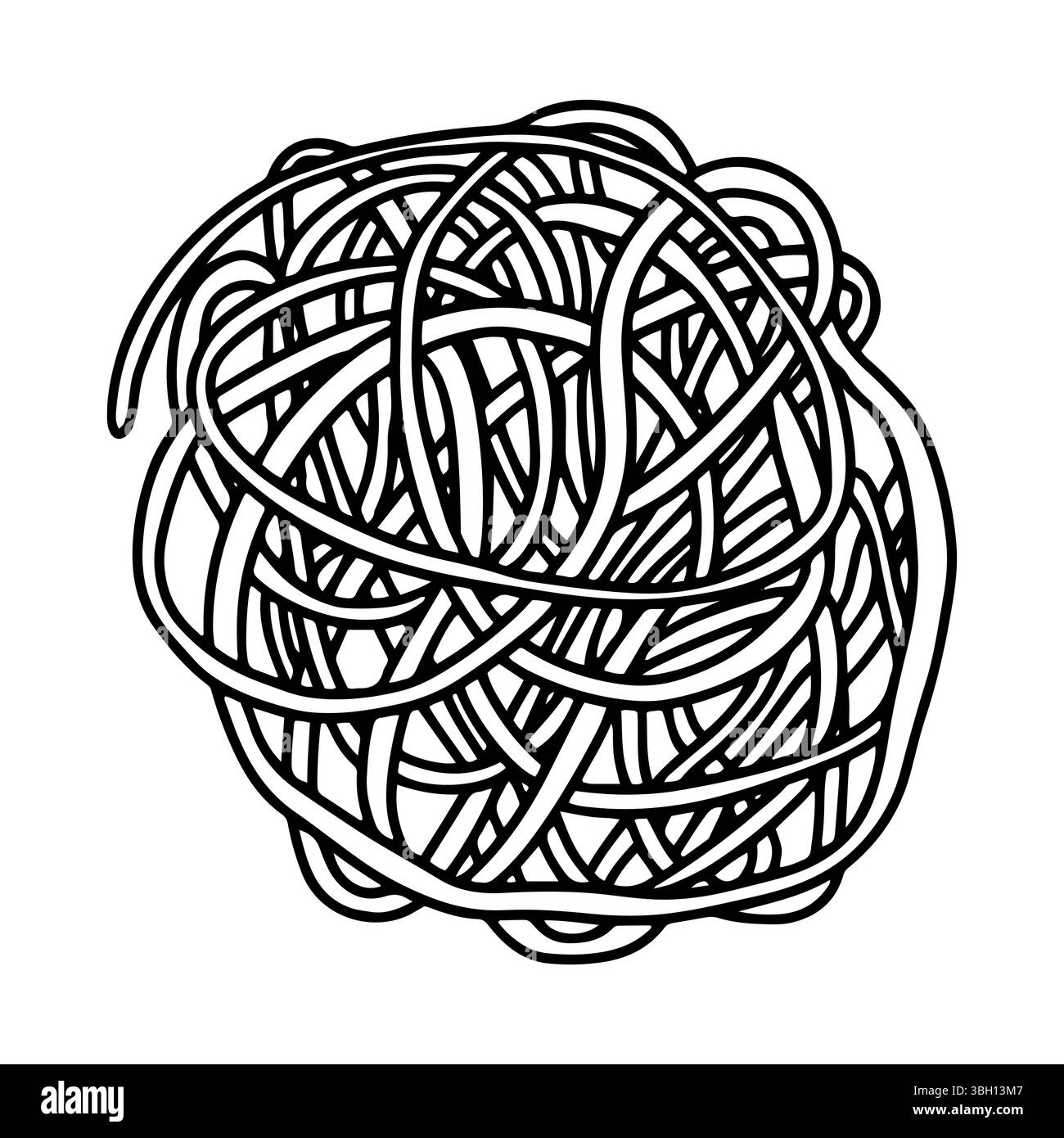 Ramen doodle Cut Out Stock Images & Pictures - Alamy