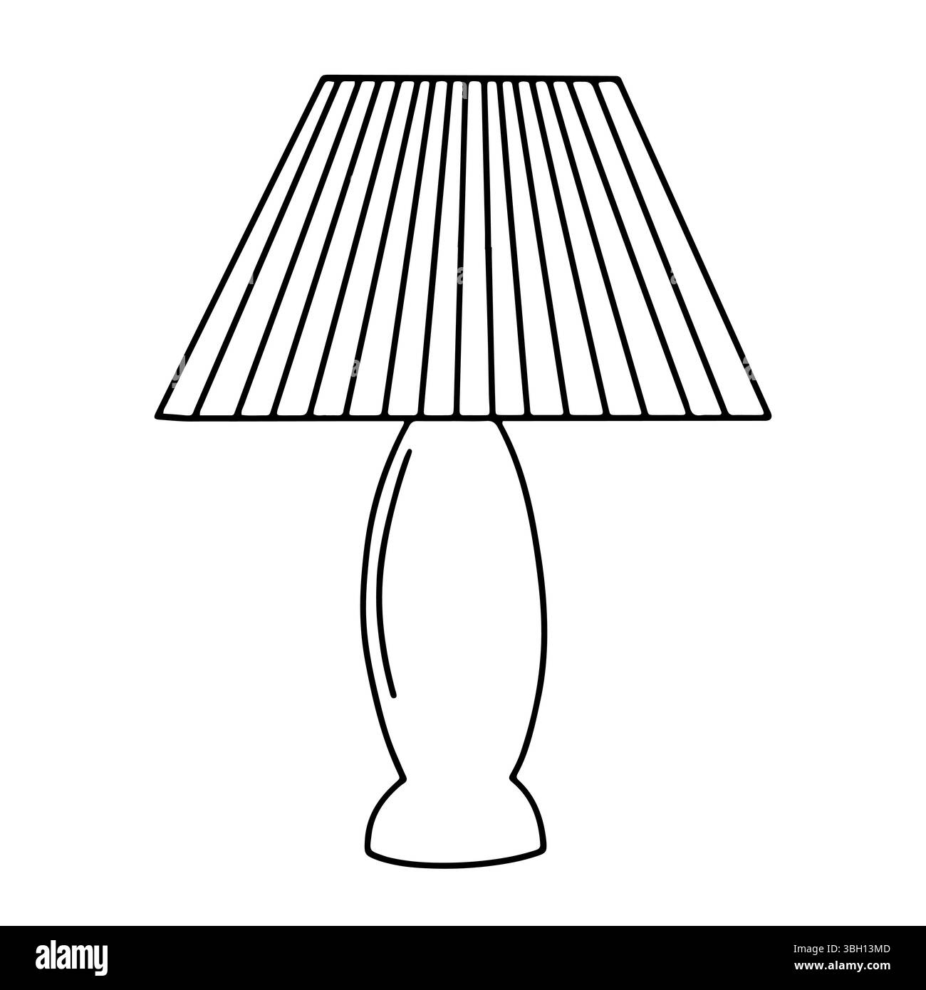 Electric table lamp line Black and White Stock Photos & Images - Alamy