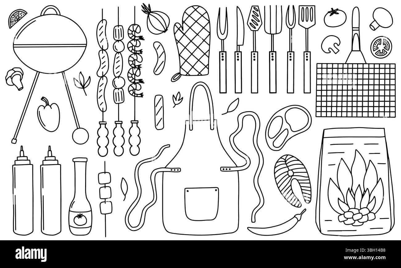 Barbeque tomato Stock Vector Images - Alamy