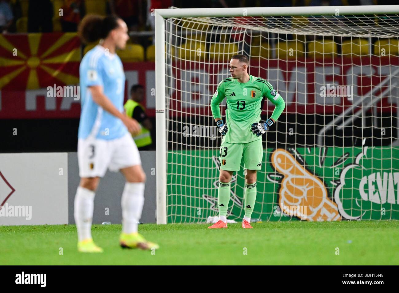 Skopje, North Macedonia. 06th June, 2025. Belgium's goalkeeper Matz ...