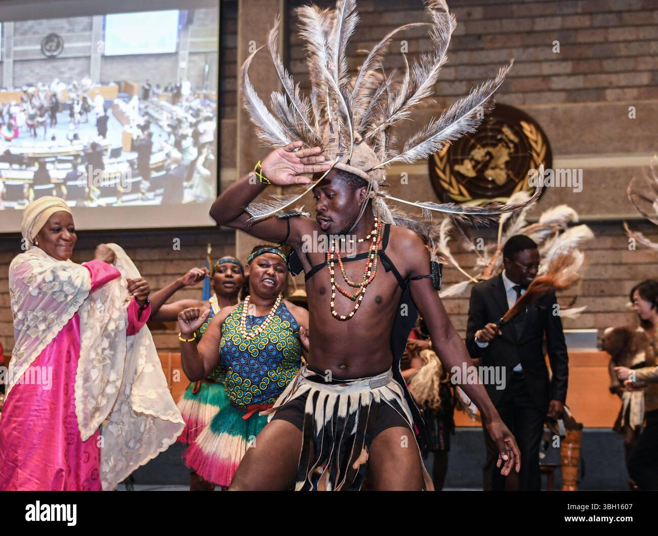 Nairobi, Kenya. 5th June, 2025. Kenyan dancers perform during an event ...