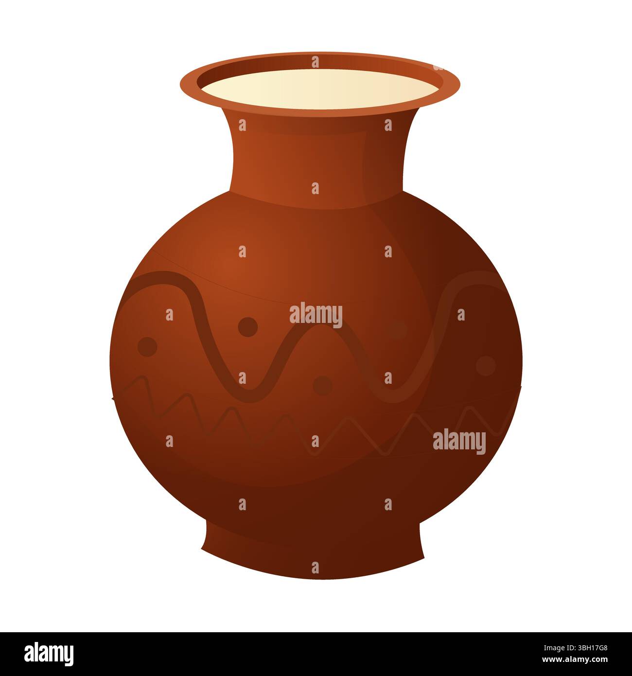 Clay jug ethnic ceramic Stock Vector Images - Alamy