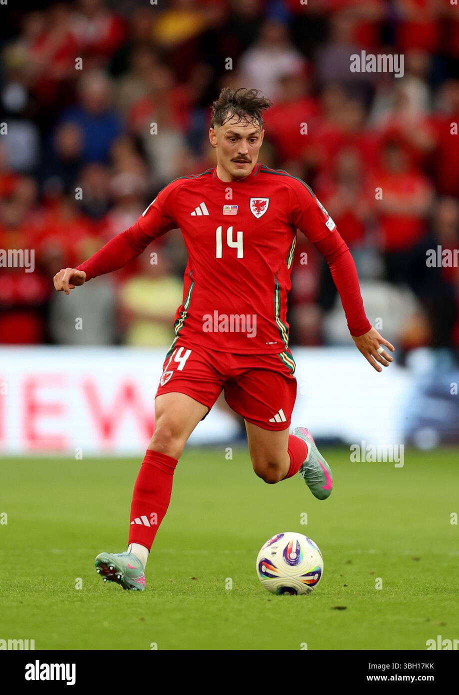 Wales' Connor Roberts during the European Qualifier, Group J match at ...