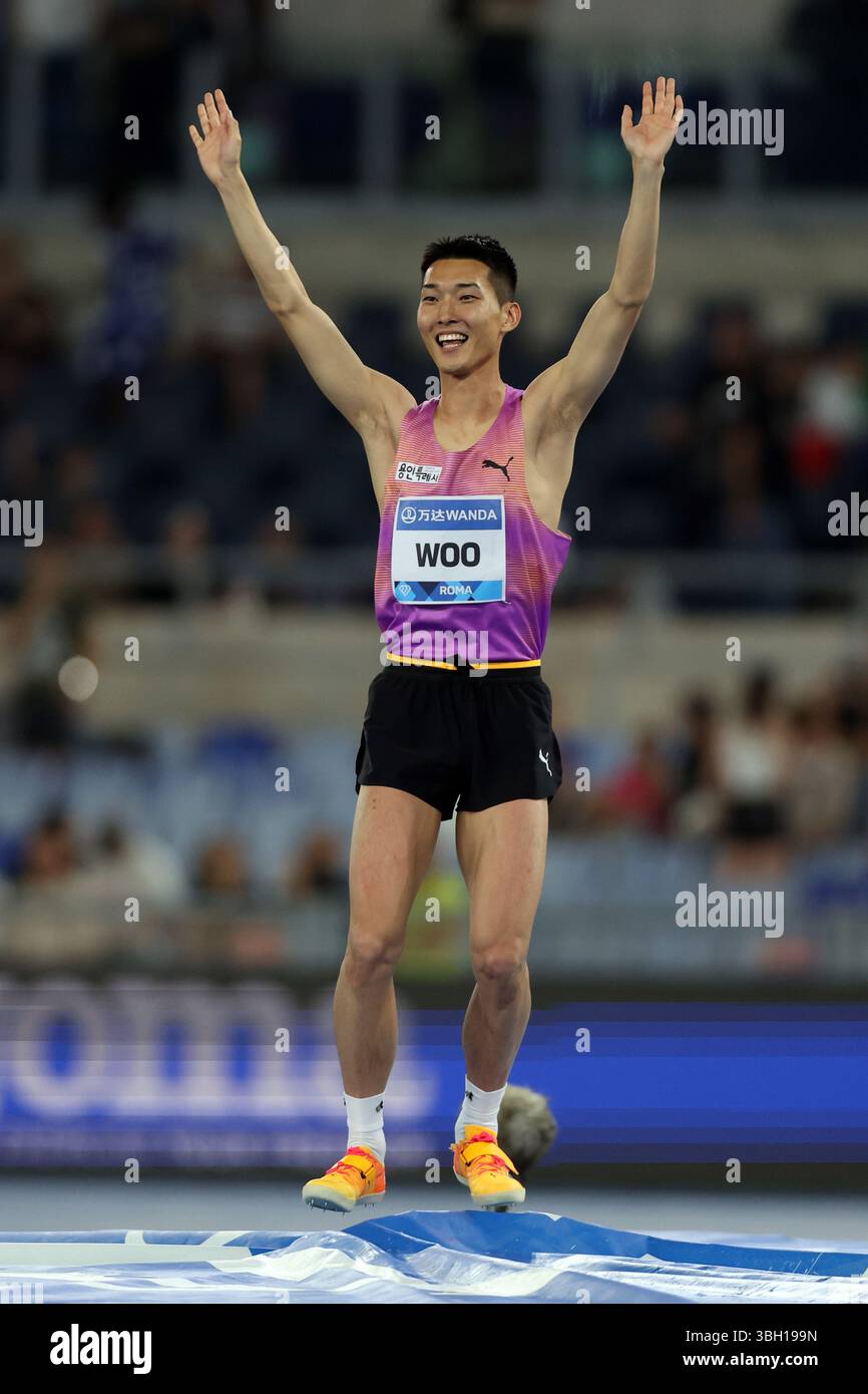 Rome, Italy. 06th June, 2025. Rome, Italy 6 June 2025: Men's High Jump ...