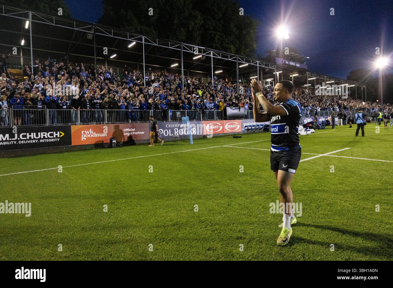 Bath’s Max Ojomoh at full time after the Gallagher Premiership semi ...
