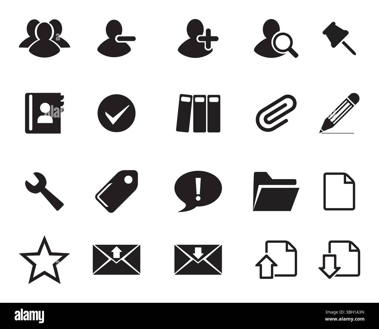 Web icon set symbol vector. Vector flat editable isolated set of icons ...