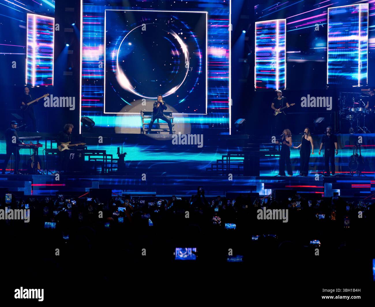 Zaragoza, Spain. 6th june, 2025. Singer Chayanne concludes his Spanish ...