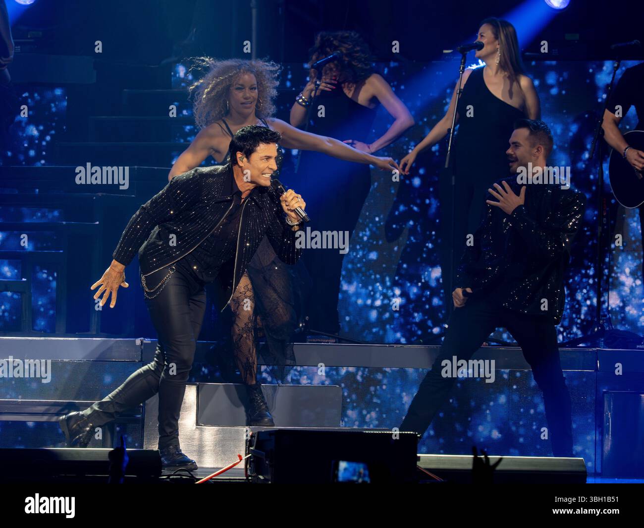 Zaragoza, Spain. 6th june, 2025. Singer Chayanne concludes his Spanish ...