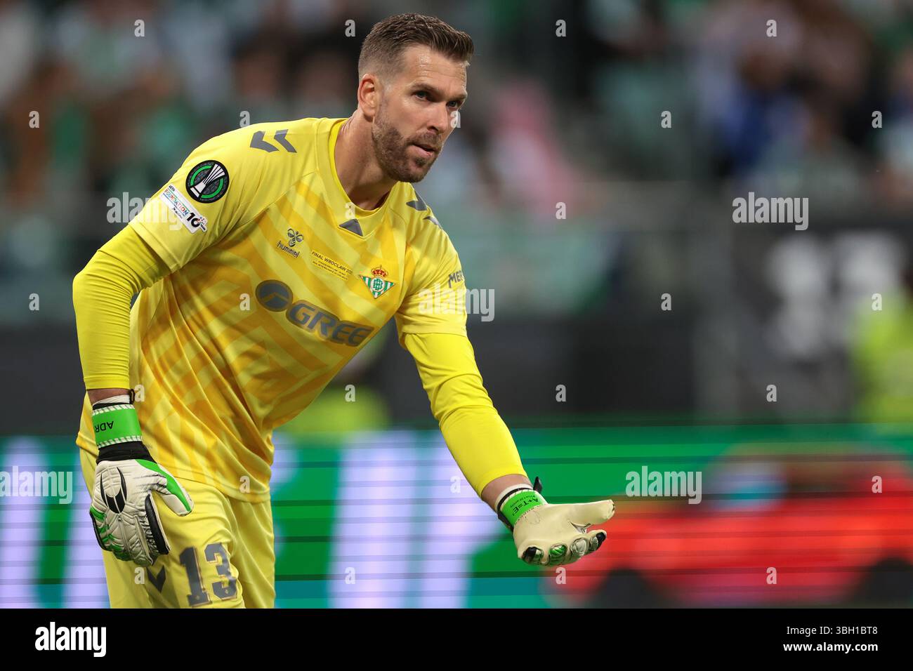 Wroclaw, Poland. 28th May, 2025. Adrian of Real Betis during the Real ...