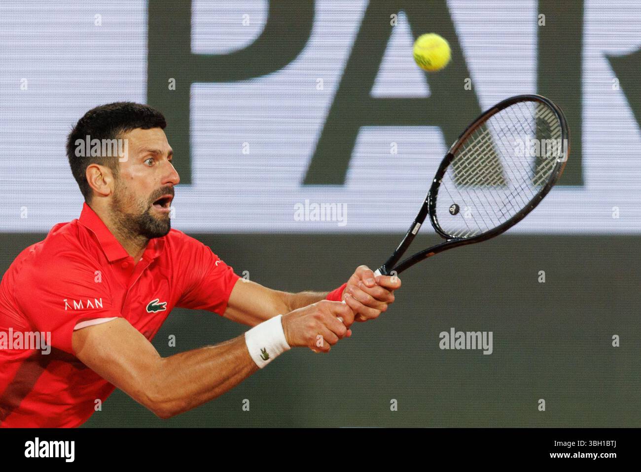 Novak Djokovic of Serbia during the Roland-Garros 2025, French Open ...
