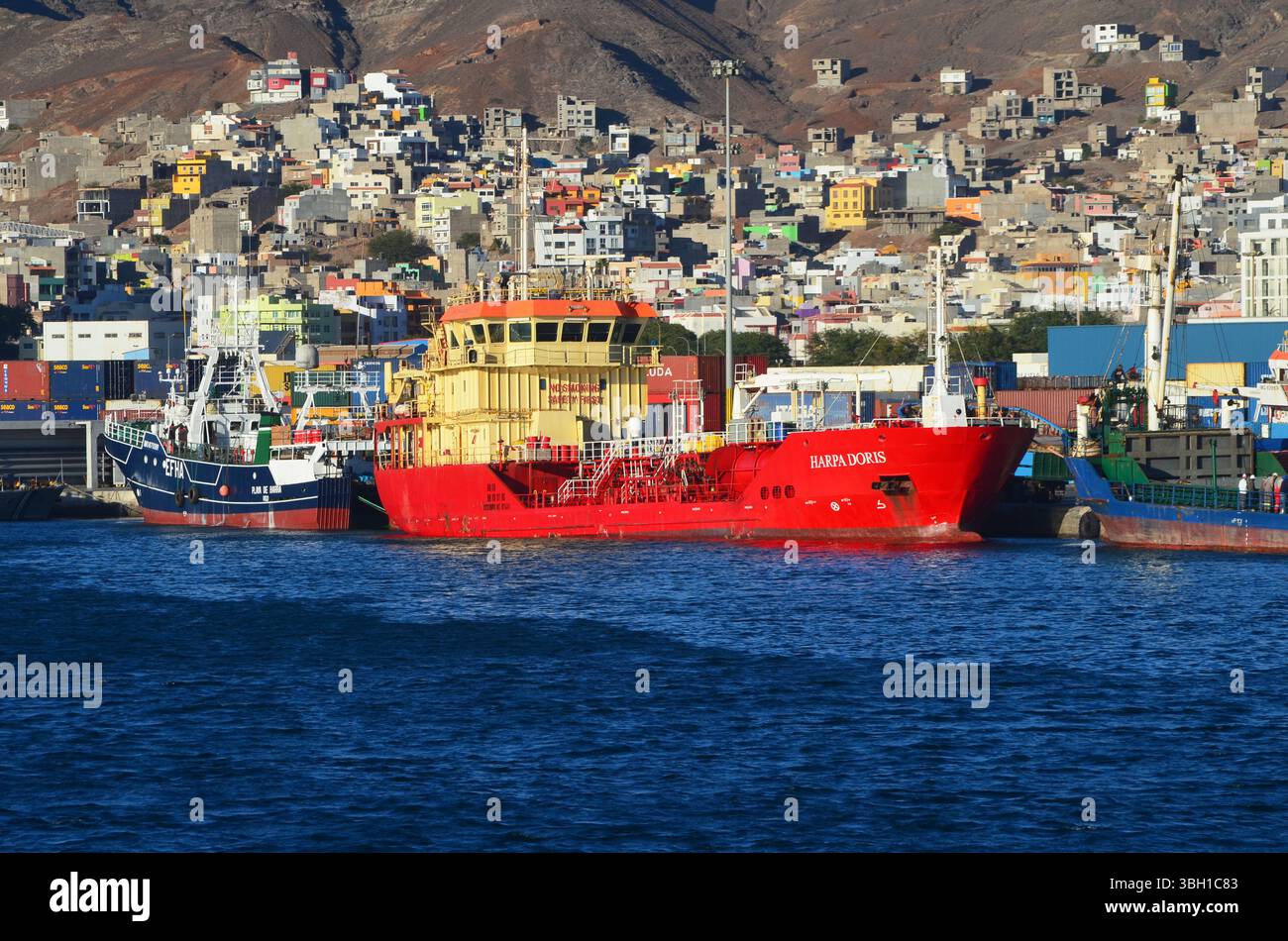 Blue economy in Africa - Mindelo harbour, Sao Vicente island, Cabo ...