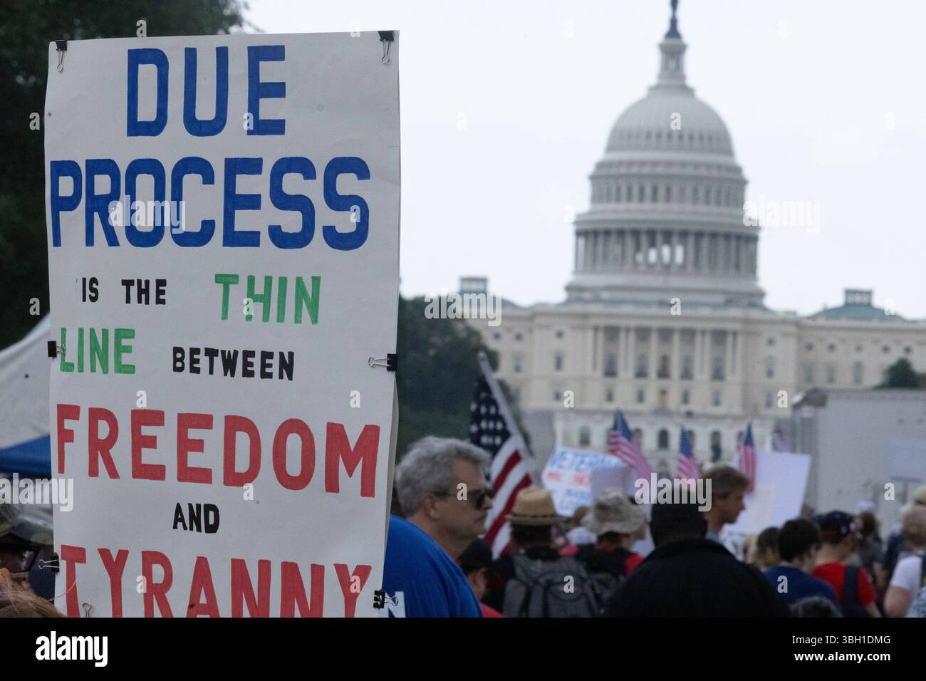 A sign at the Unite for Veterans, Unite for America Rally 6th June 2025 ...