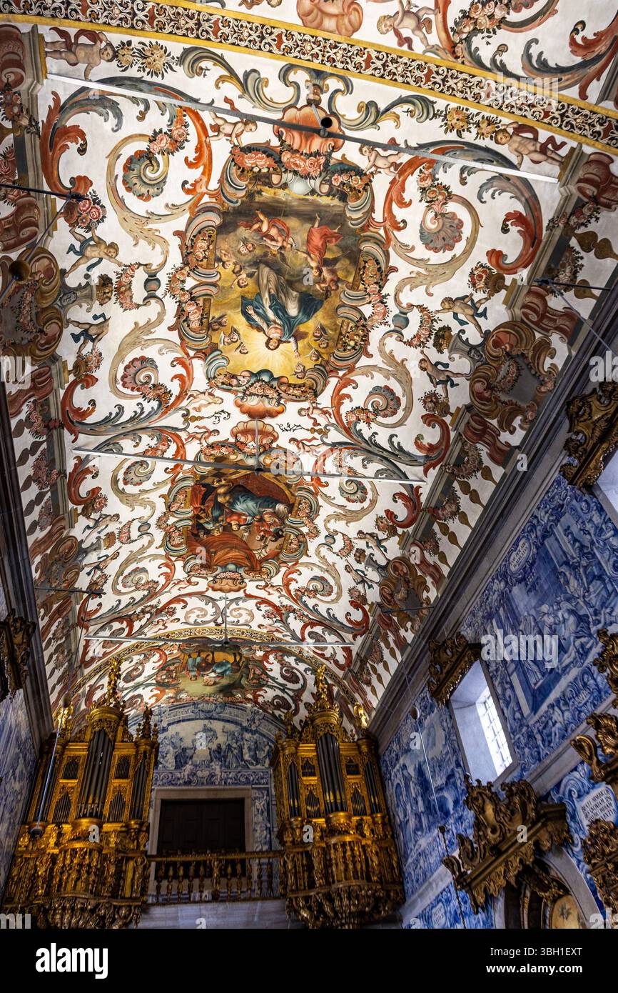 View of the ceiling of the magnificent Church of Mercy, a masterpiece ...