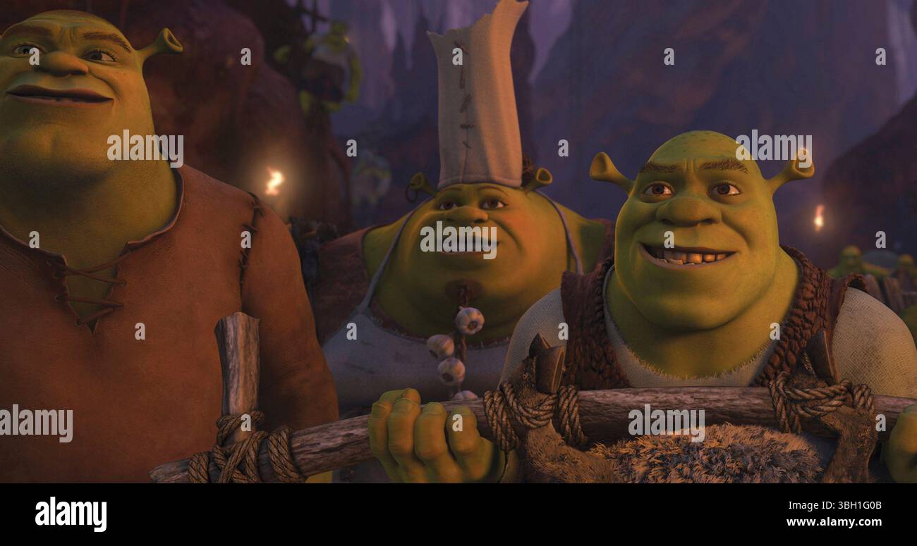 (Left to right) Brogan (JON HAMM), Cookie (CRAIG ROBINSON) and Shrek ...