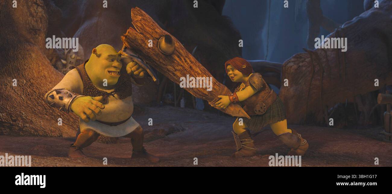 Fiona (CAMERON DIAZ) tries to knock some sense into Shrek (MIKE MYERS ...