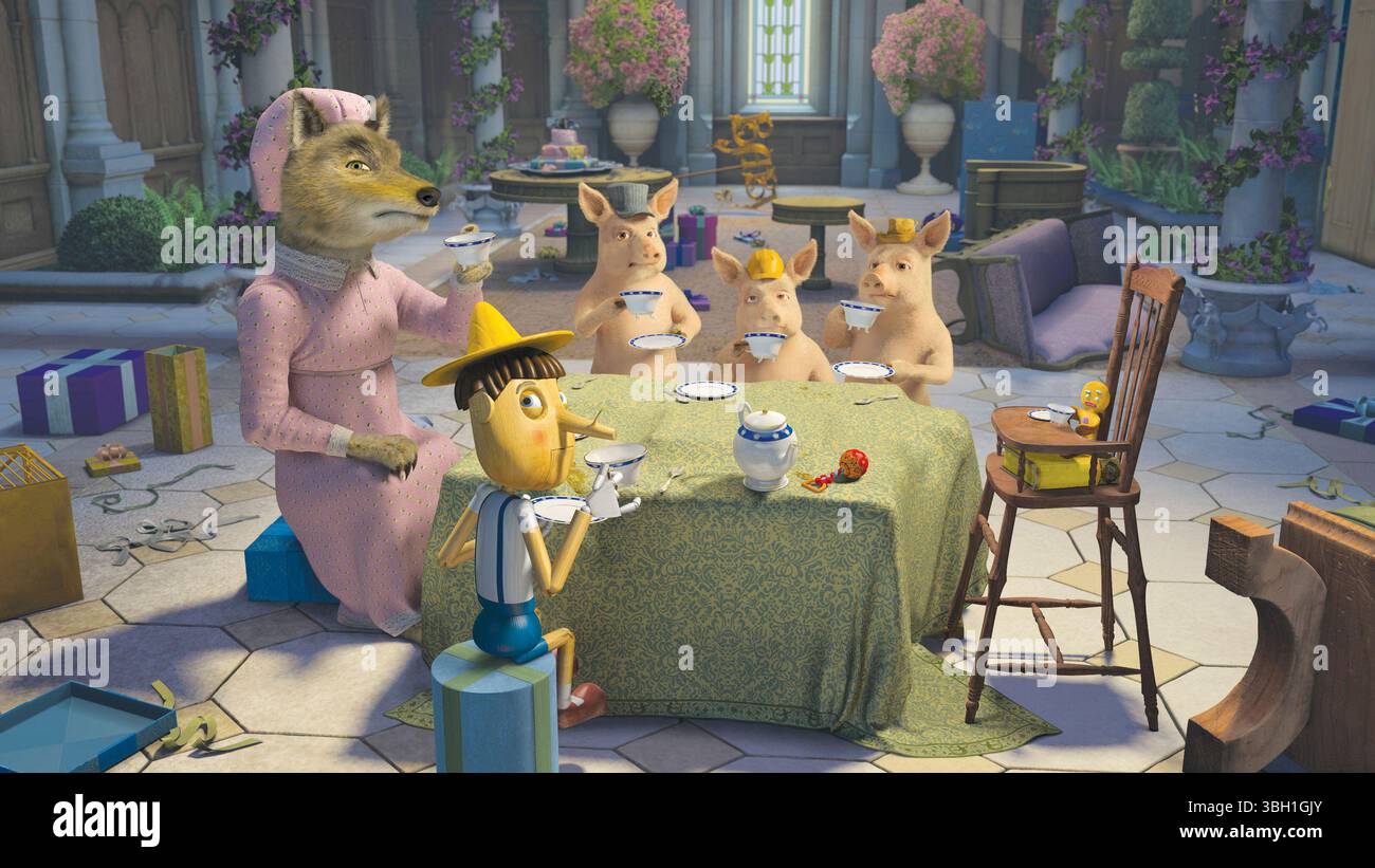 "Shrek the Third" The Big Bad Wolf, Three Little Pigs, Gingerbread Man ...