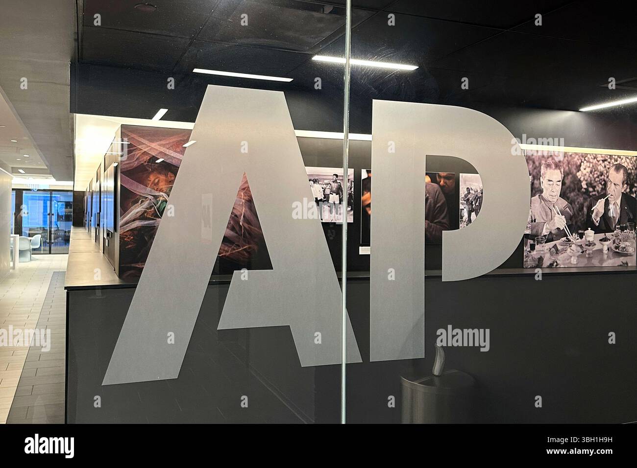 FILE - The Associated Press logo is displayed at the news organization ...