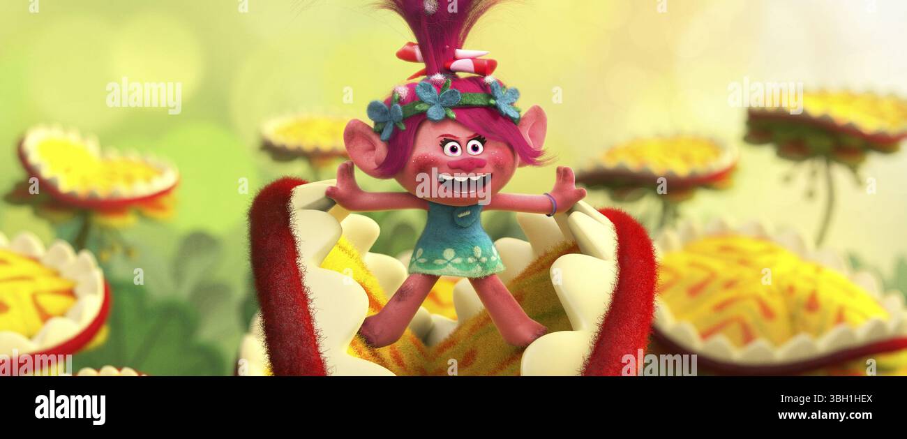 Troll princess Poppy (voiced by Anna Kendrick) bursts into song in ...