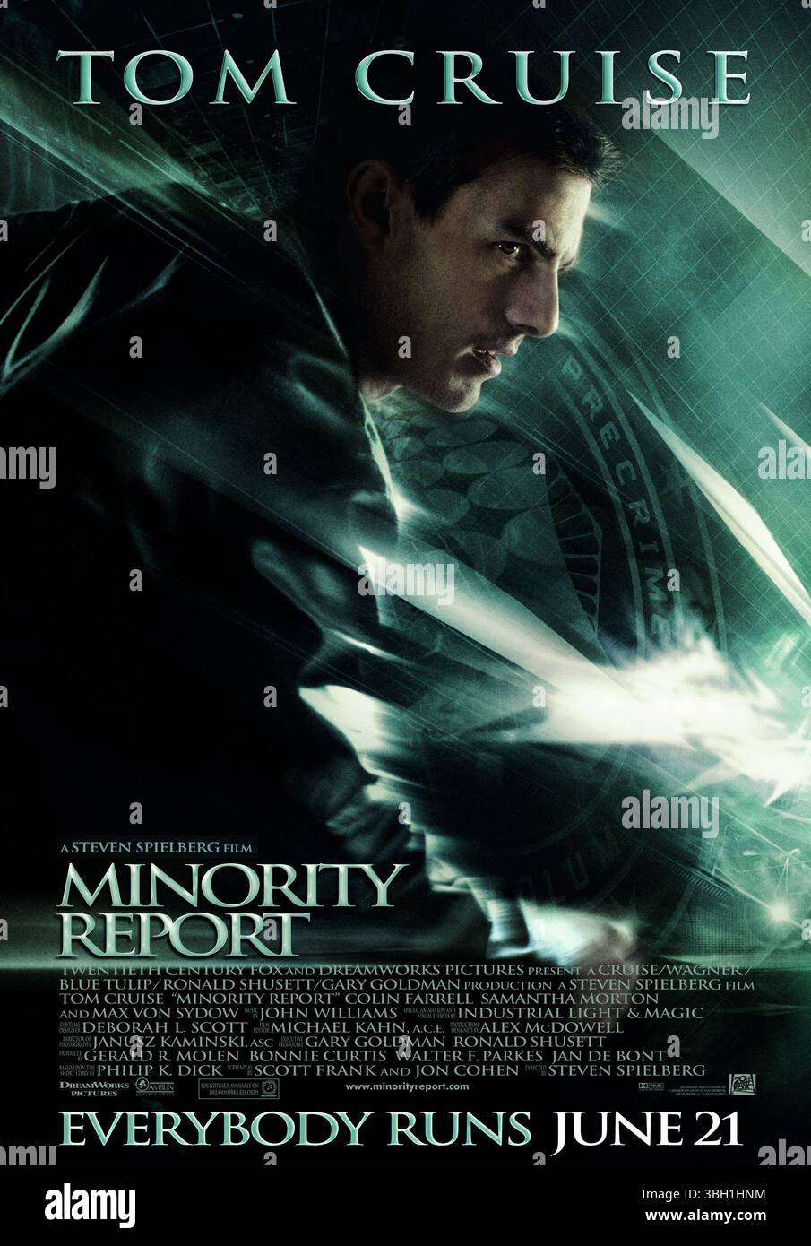 Poster - Tom Cruise, "Minority Report" (2002) Photo credit: 20th ...