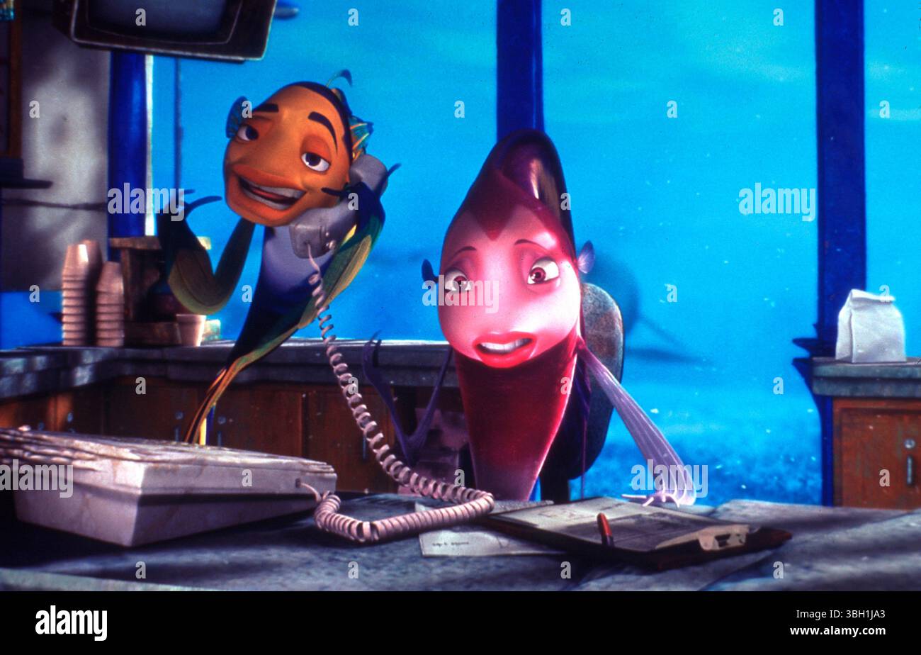 Film Still from "Shark Tale" Oscar, Angie © 2004 Dreamworks Stock Photo ...