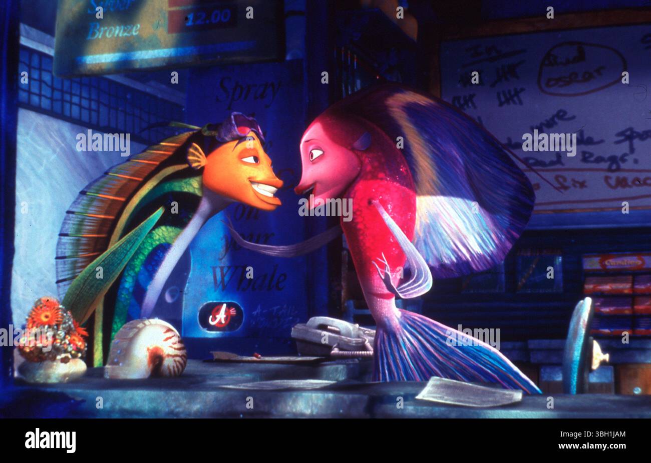 Film Still from "Shark Tale" Oscar, Angie © 2004 Dreamworks Stock Photo ...