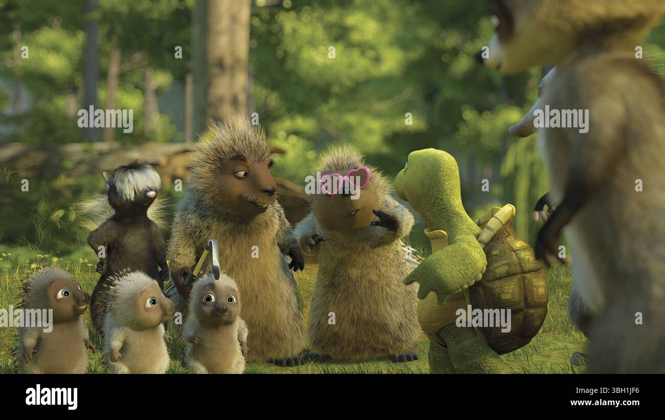 Film Still from "Over The Hedge" RJ, Stella, Lou, Penny, Quillo, Spike ...