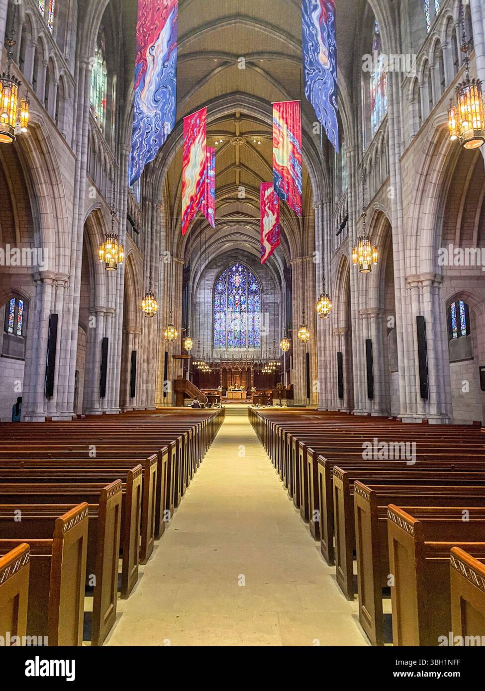 Princeton, NJ - US - May 31, 2025 Princeton University Chapel interior ...