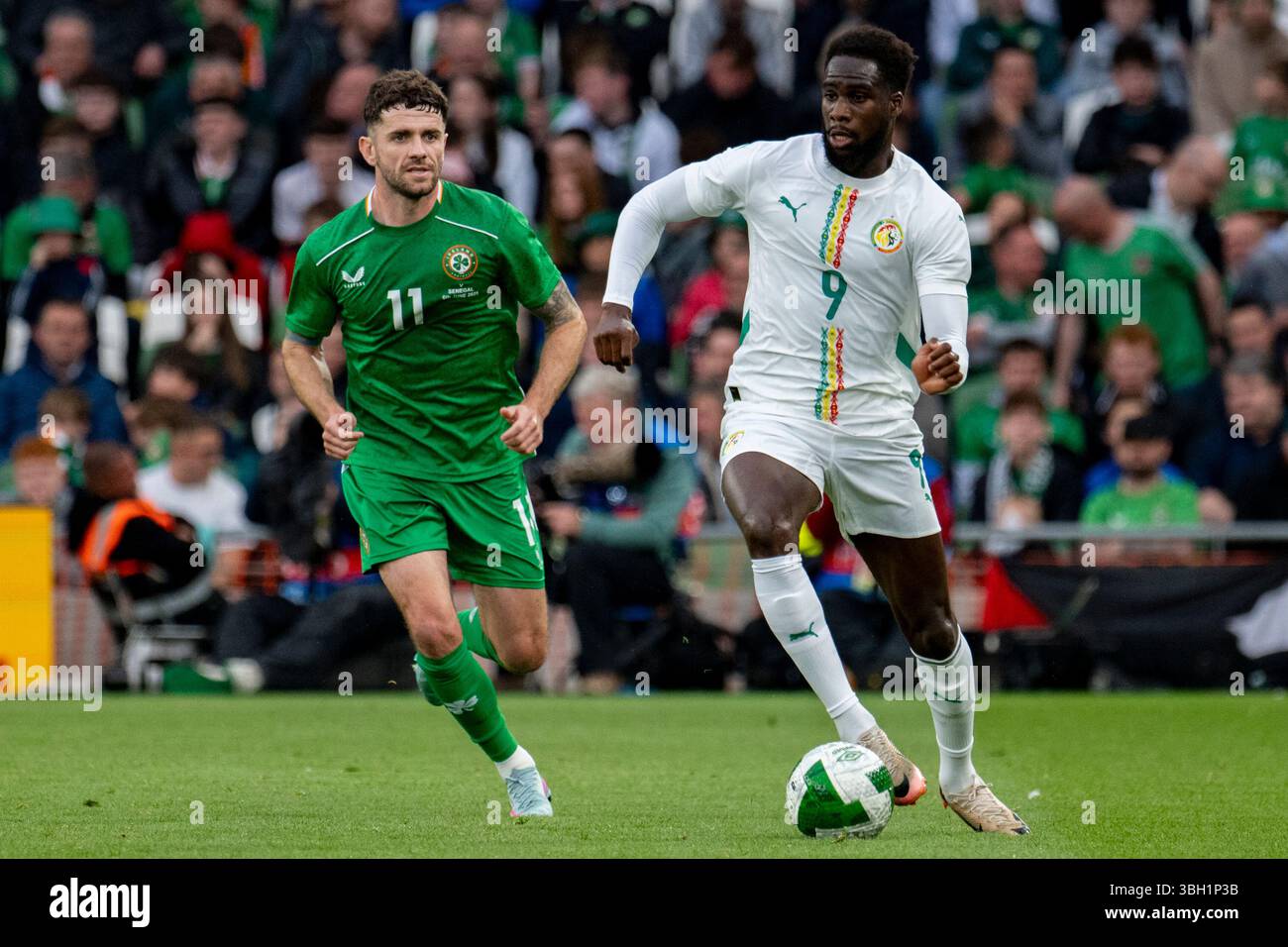 Dublin, Ireland. 07th June, 2025. Boulaye Dia of Senegal and Robbie ...