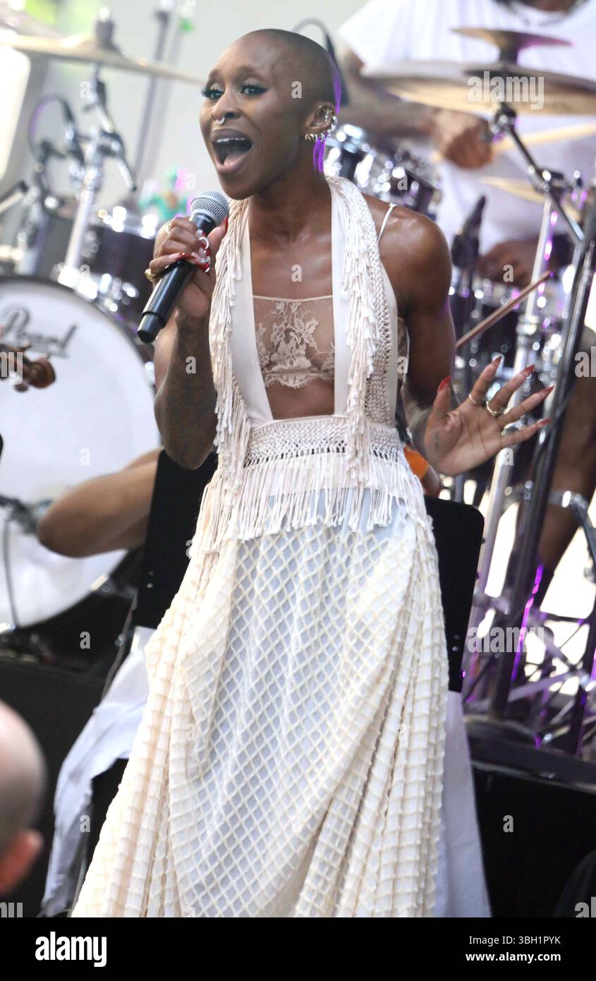 June 6, 2025, New York, New York, USA: Singer/actor CYNTHIA ERVIO seen ...