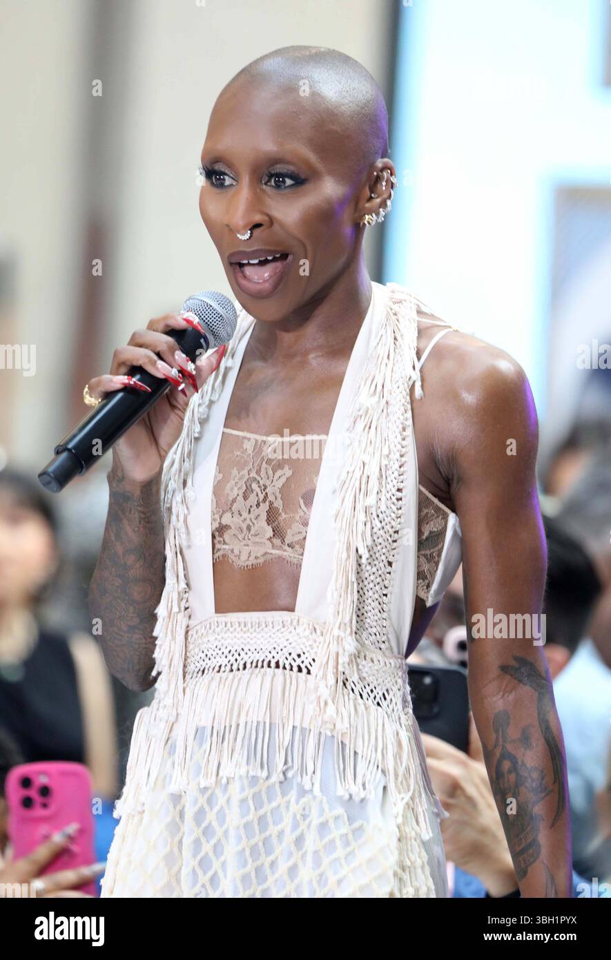 June 6, 2025, New York, New York, USA: Singer/actor CYNTHIA ERVIO seen ...