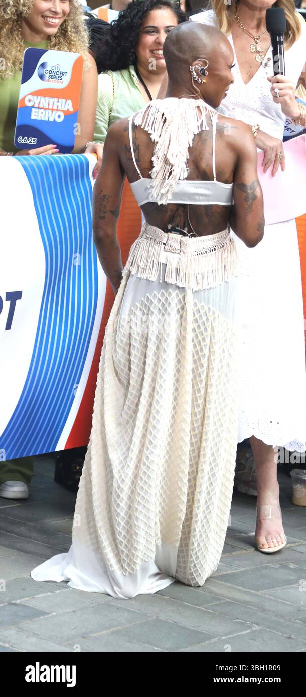 June 6, 2025, New York, New York, USA: Singer/actor CYNTHIA ERVIO seen ...
