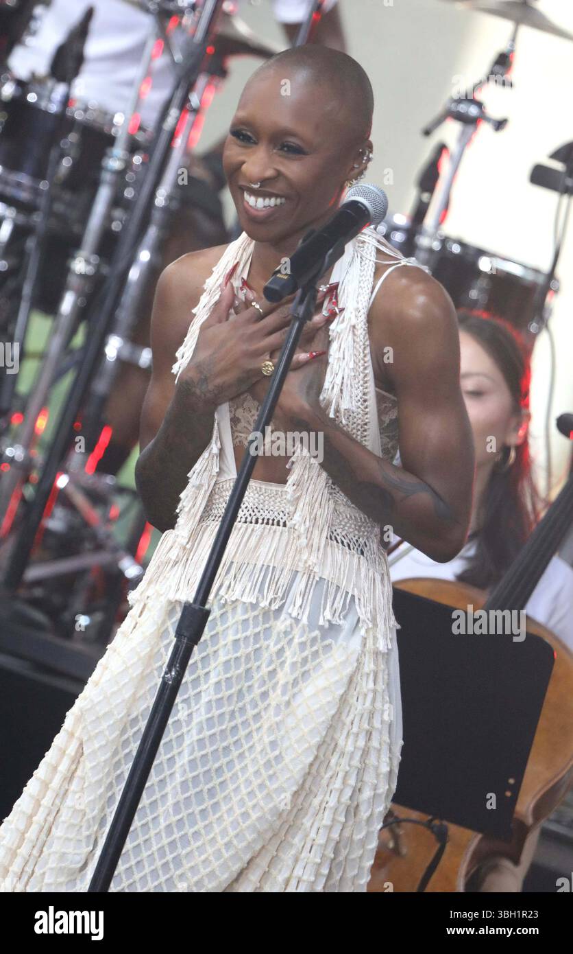 June 6, 2025, New York, New York, USA: Singer/actor CYNTHIA ERVIO seen ...