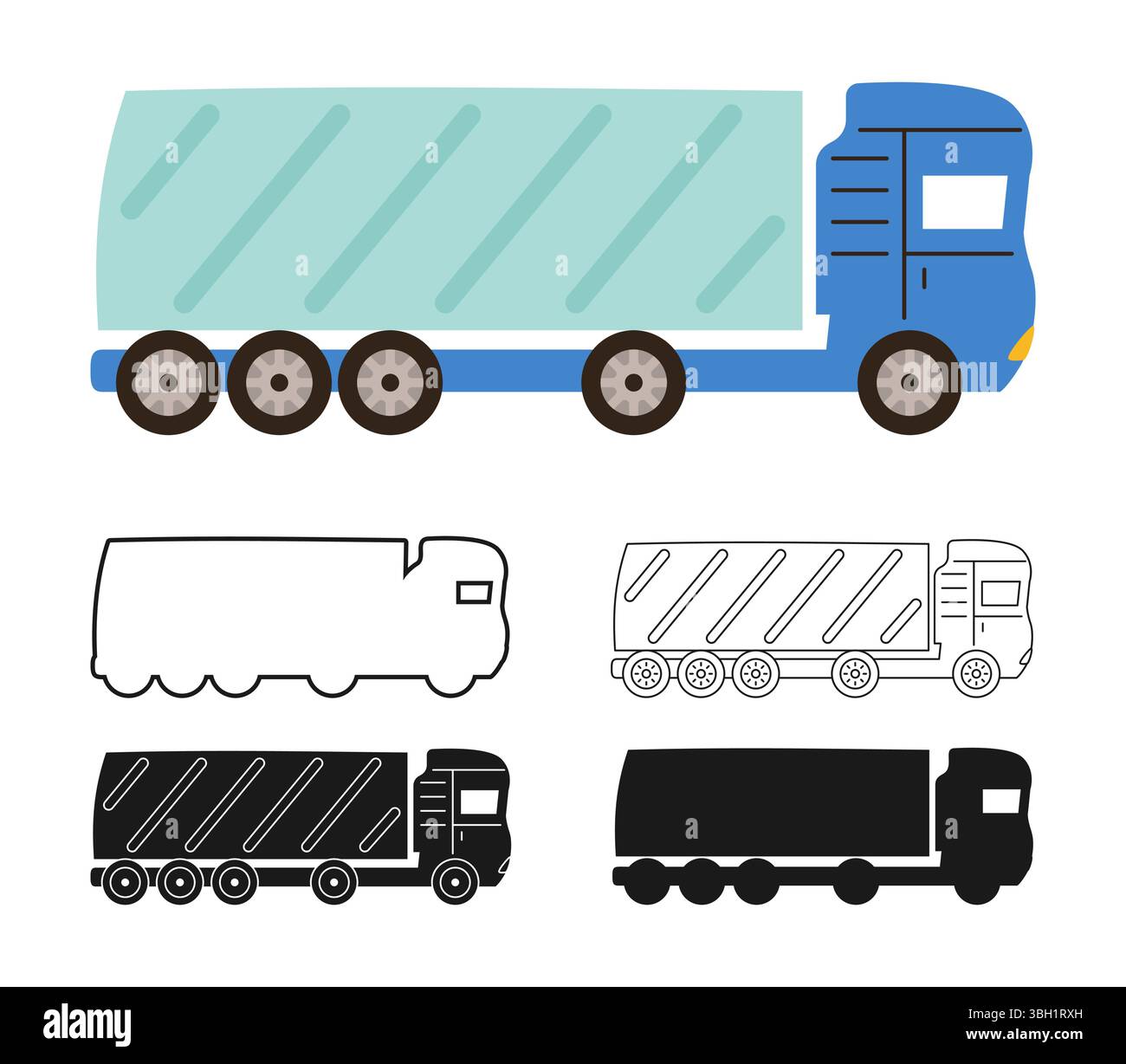 Vintage retro car stylized Stock Vector Images - Alamy