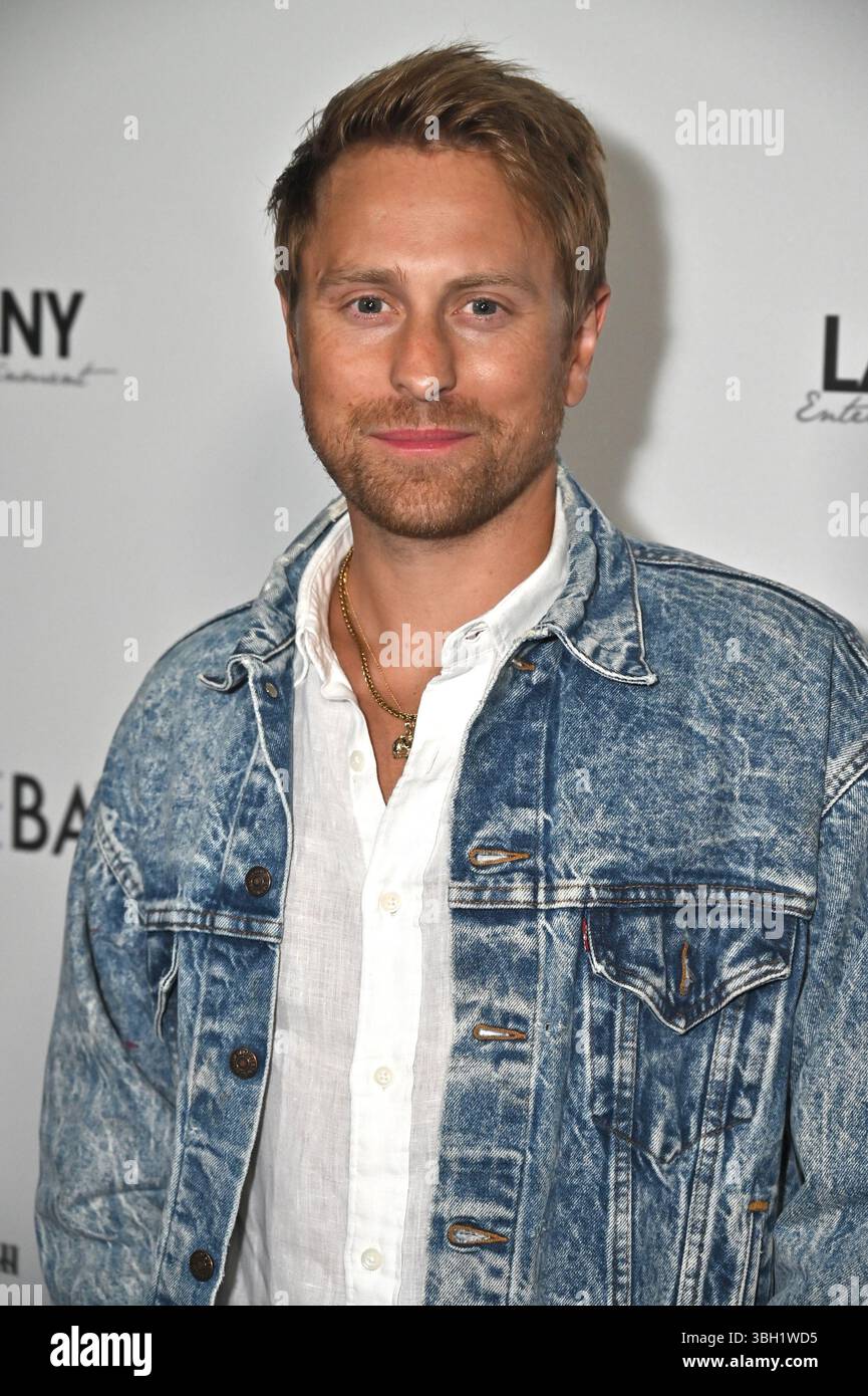 Los Angeles, CA USA - June 5, 2025: Eric Nelsen attends LANY ...