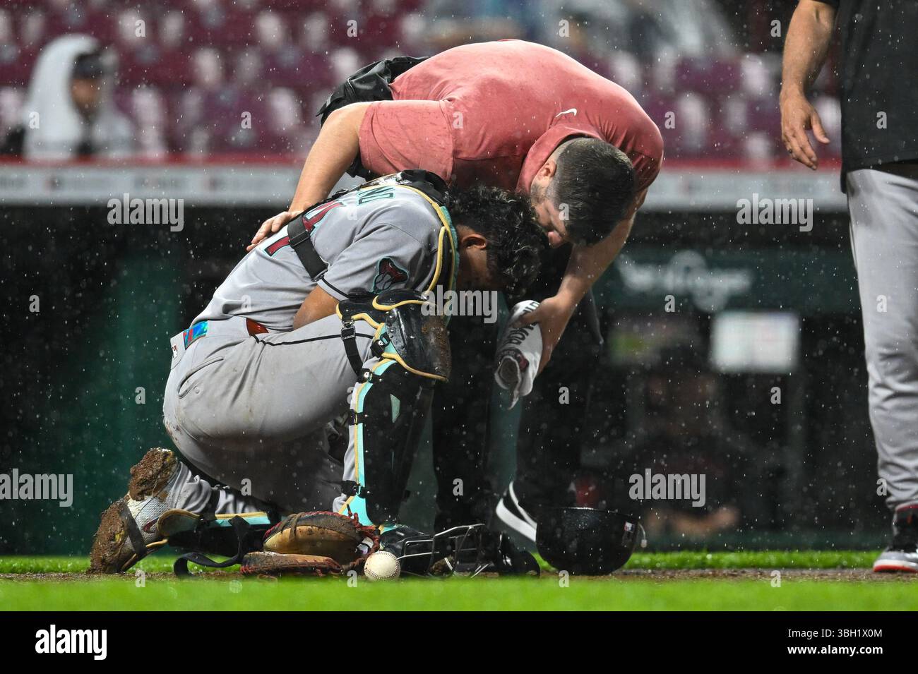 Cincinnati, Ohio, USA. 6th June, 2025. Arizona Diamondbacks catcher ...