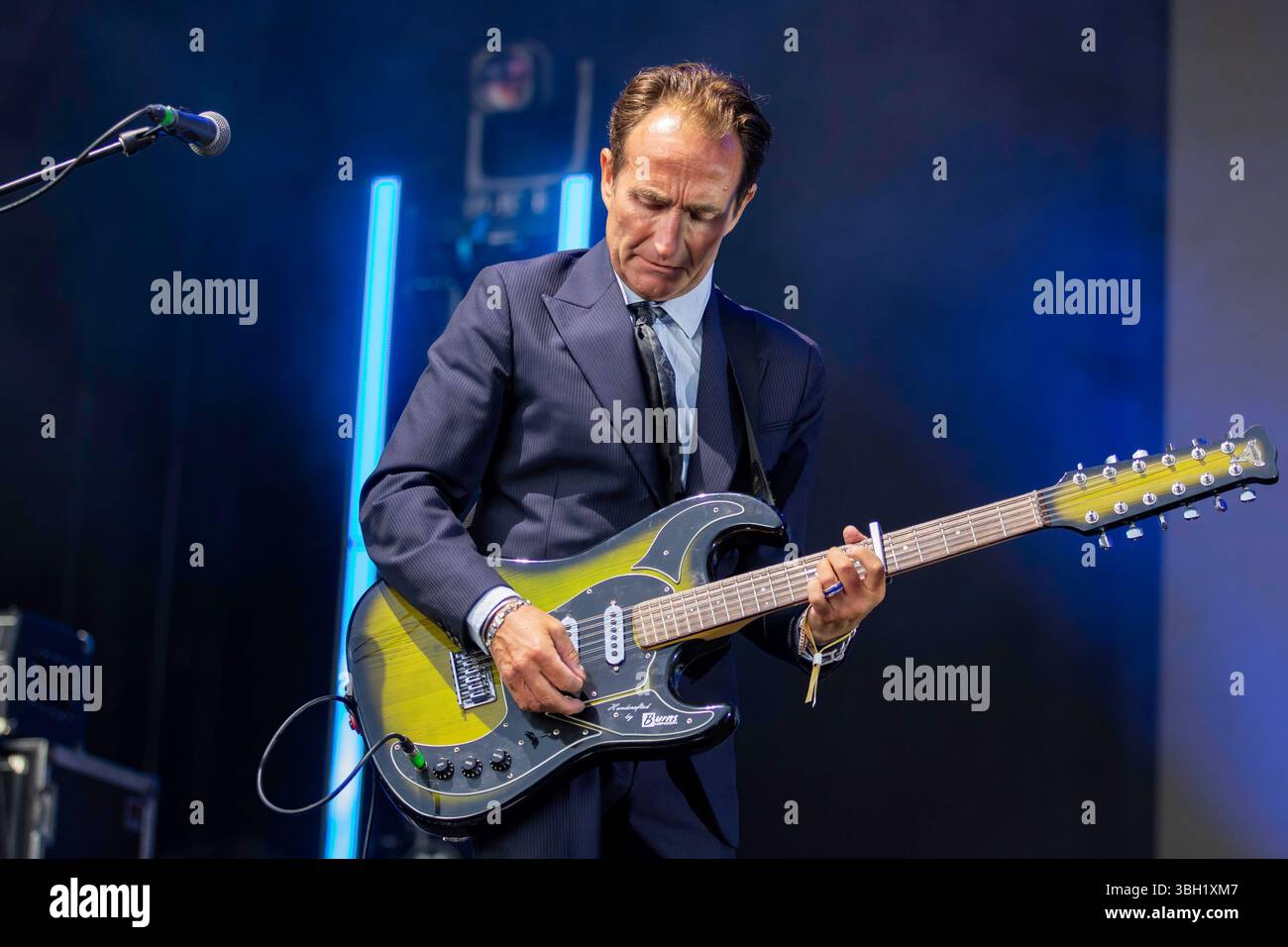 Halifax, England, 6th June, 2025. James playing the opening night of TK ...